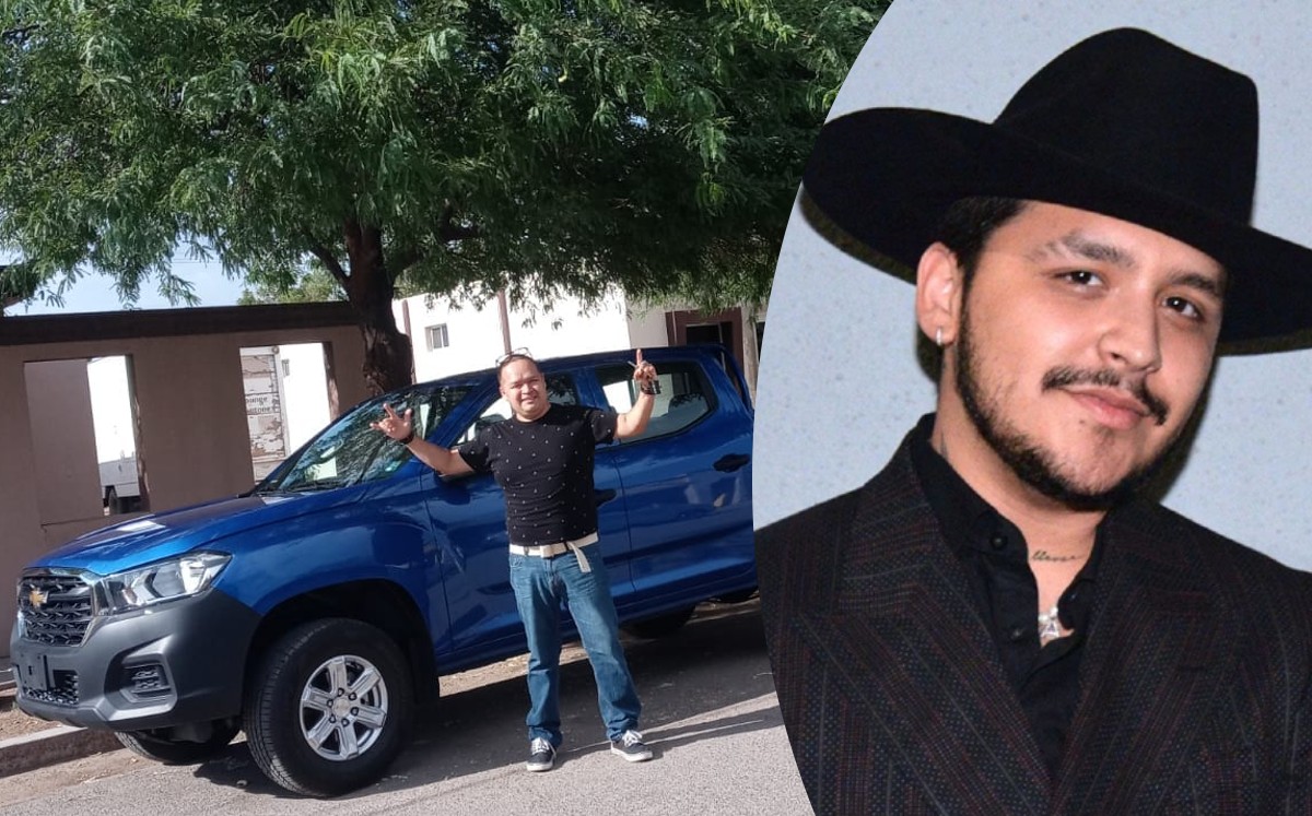 Christian Nodal cumple promesa y regala auto a maestro de la infanciaFama