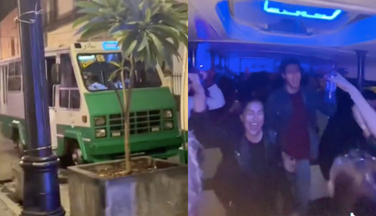Party microbus; así es el nuevo concepto de fiesta en la CDMX | VideoFama