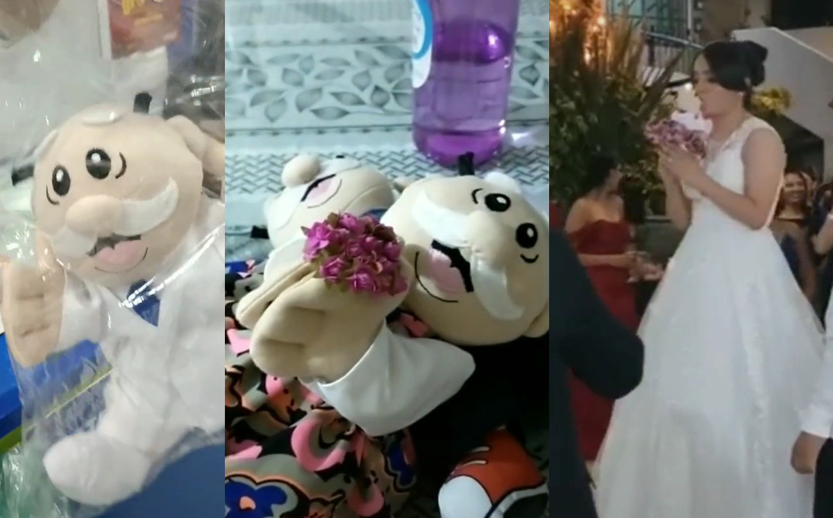 Novia lanza Dr. Simi en vez de ramo en su boda | VIDEO - Fama