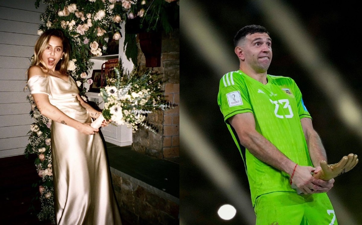 Miley Cyrus y la verdad detrás de la foto viral estilo 'Dibu' Martínez ...