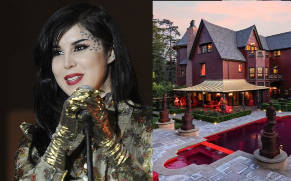 Así es la mansión gótica que Kat Von D personalizó - Fama