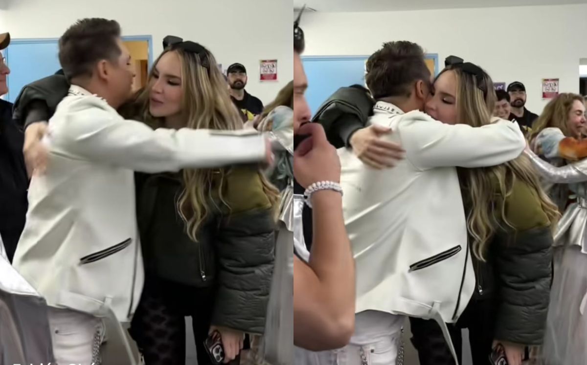 Llaman "hipócrita" a Fabián Chávez tras abrazar a Belinda y saludarla ...
