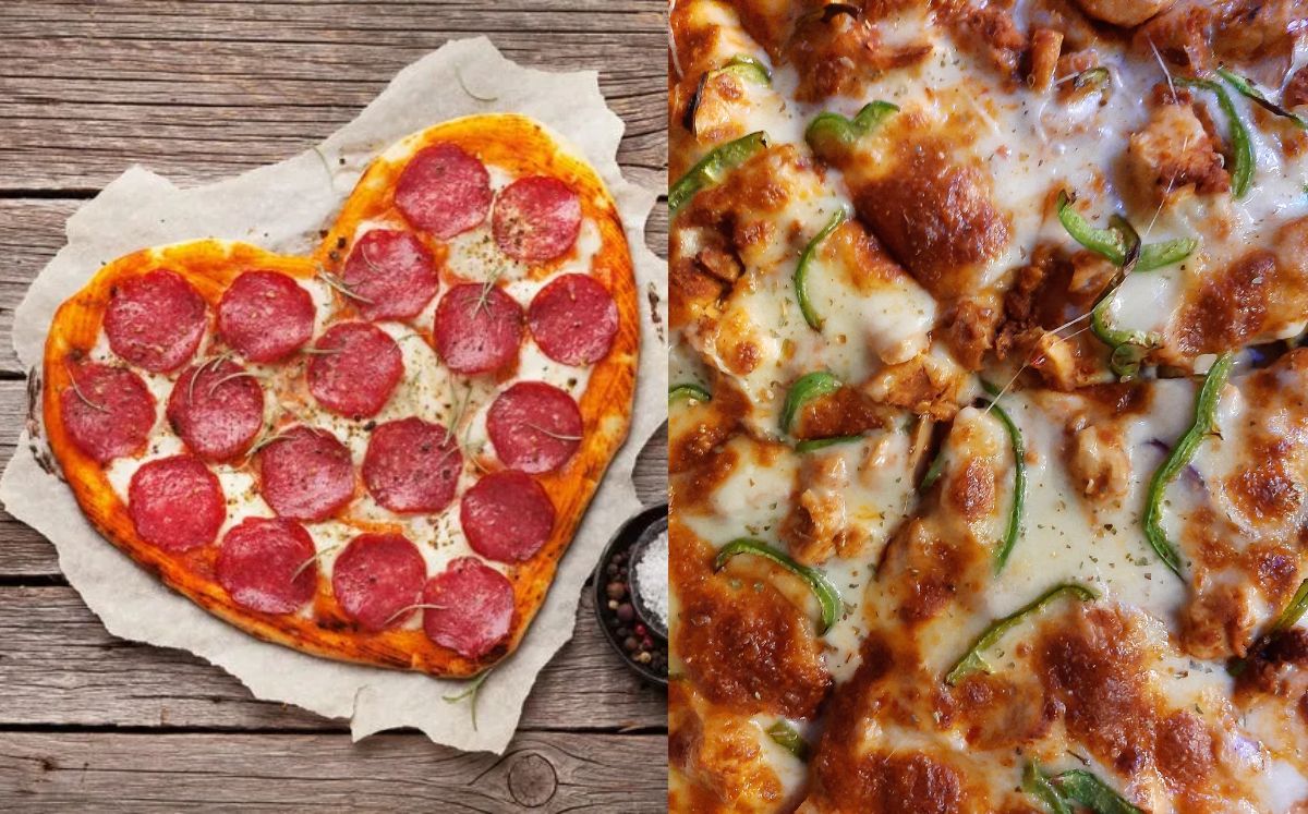 ¿Dónde comprar pizza en forma de corazón?Fama