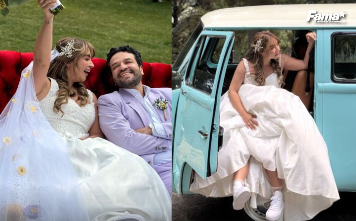 Vestido De Novia Verde Con Botas Vaqueras