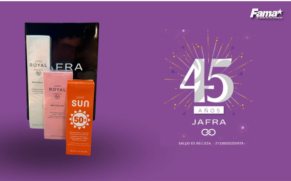 Participa para ganar kits exclusivos de JAFRA por su 45 aniversarioFama