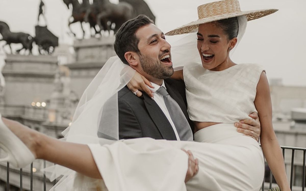 Ale Capetillo y Nader Shouery celebran lujosa boda civil en MadridFama