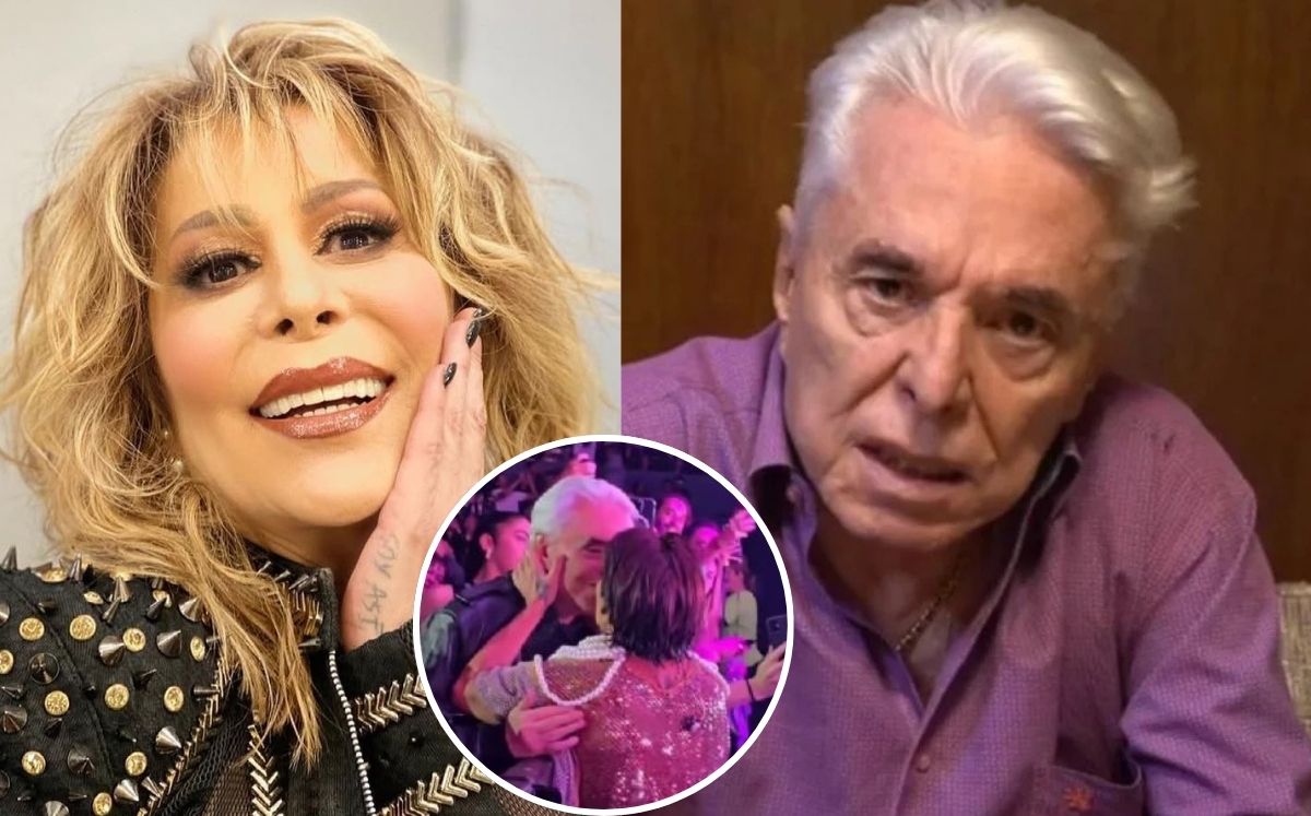 Alejandra Guzmán besa a Enrique Guzmán en pleno conciertoFama
