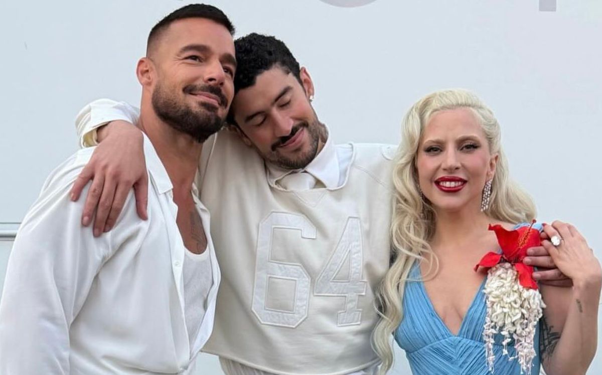 Así celebró Bad Bunny junto a Ricky Martin tras el halftime showFama