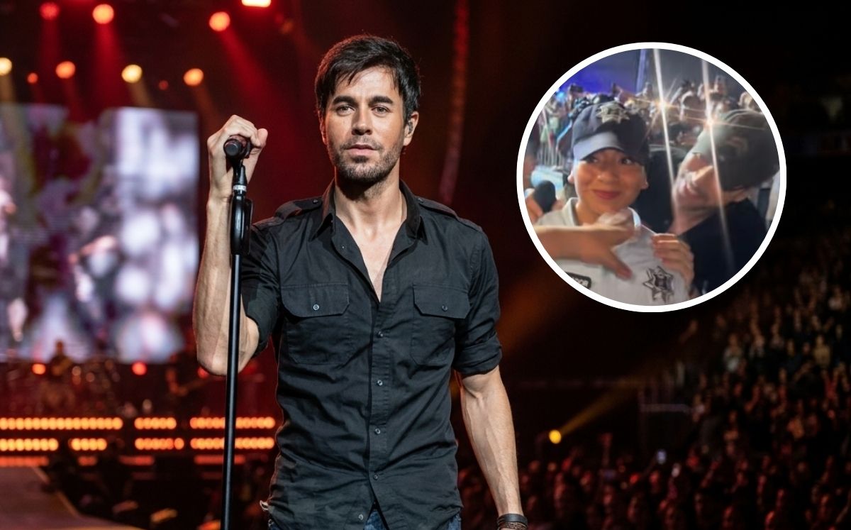 Enrique Iglesias le roba un beso a policía en pleno conciertoFama