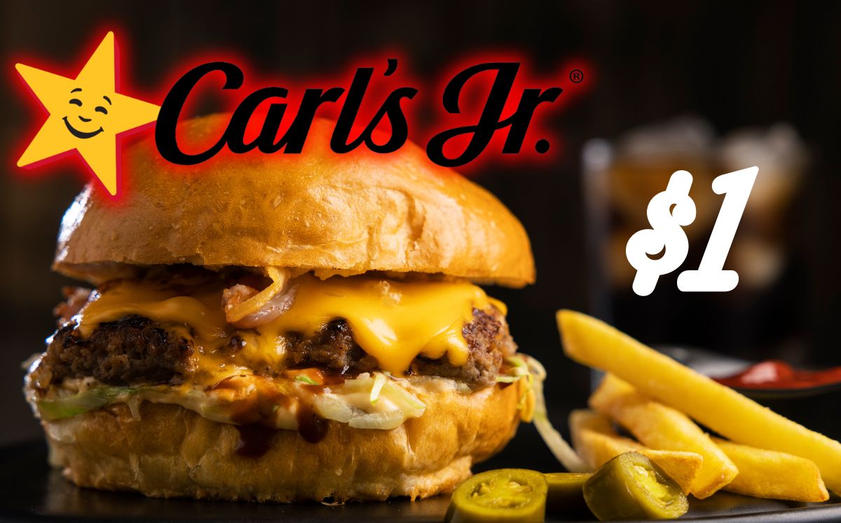 Así puedes obtener una hamburguesa de Carl's Jr. por 1 pesoFama